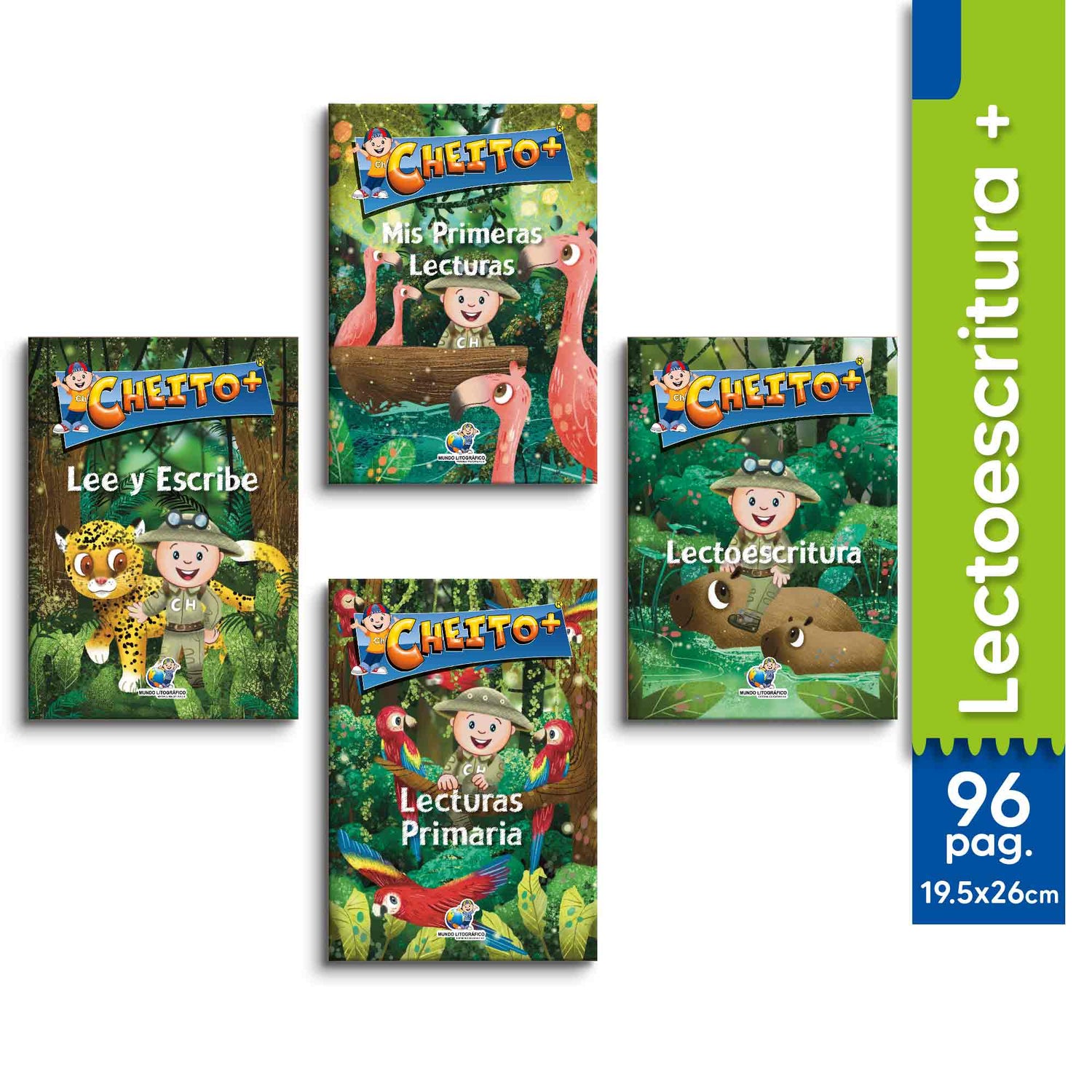 Kit Cheito + Lectoescritura – 4 Libros para Aprender a Leer y Escribir ...