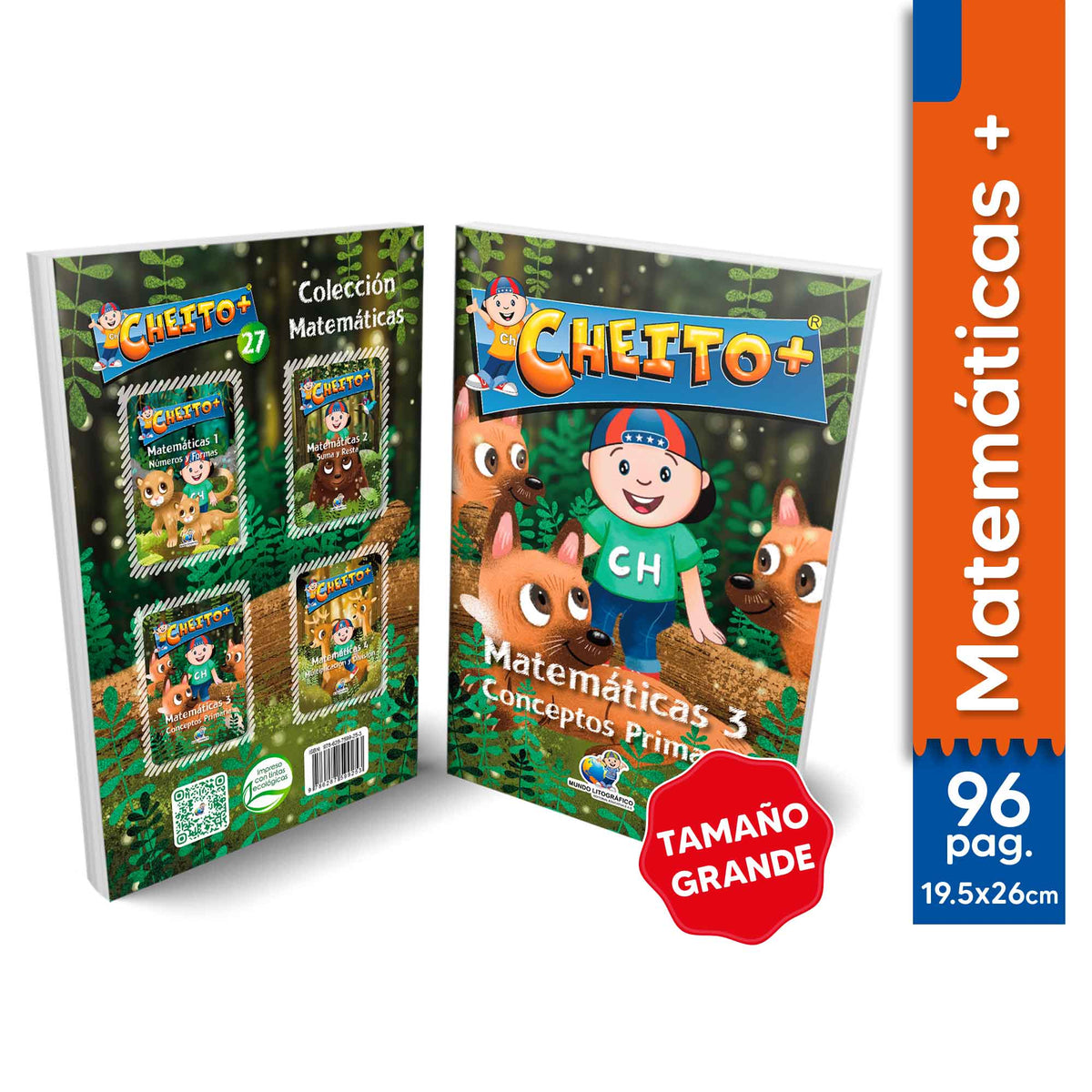 Cheito + Matemáticas 3 Conceptos Primaria
